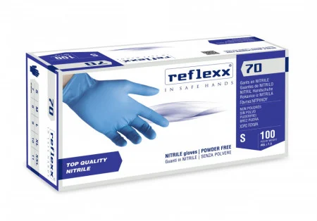 Blue Sensitive Nitrile Examination Gloves.Nitrilne rukavice 100 .komada