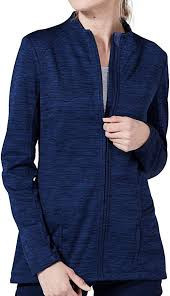 Women's Scrub Jacket-Navy- Medelita