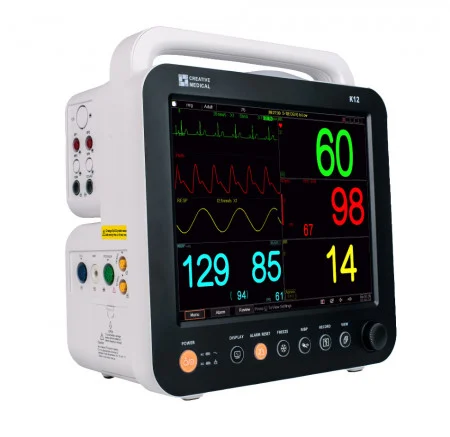 Creative medical K-12, Pacijent monitor, SpO2 | NIBP | TEMP | ECG | PR | RESP