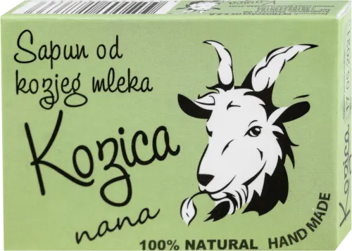 Kozica
Čvrsti sapun za negu tela - kozje mleko i nana, 75 g