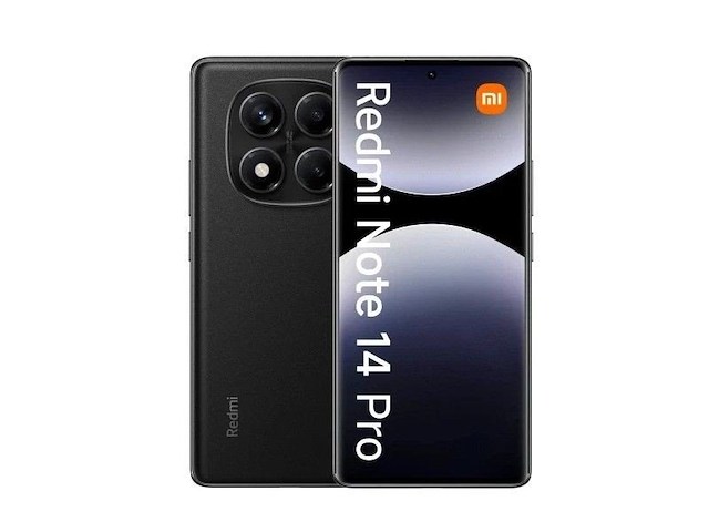 XIAOMI REDMI NOTE 14 PRO 8GB/256GB CRNI MOBILNI Telefon