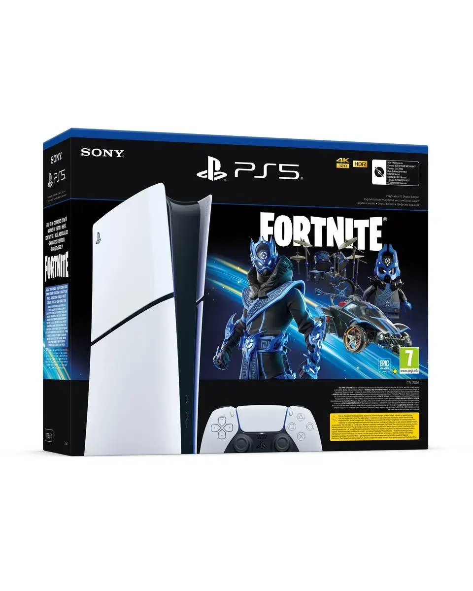 Konzola PlayStation 5 - 1TB Slim - Digital Edition + PS5 Fortnite