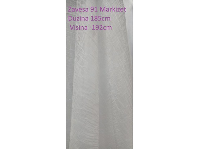 Zavesa 91 Markizet Duzina 185cm Visina -192cm