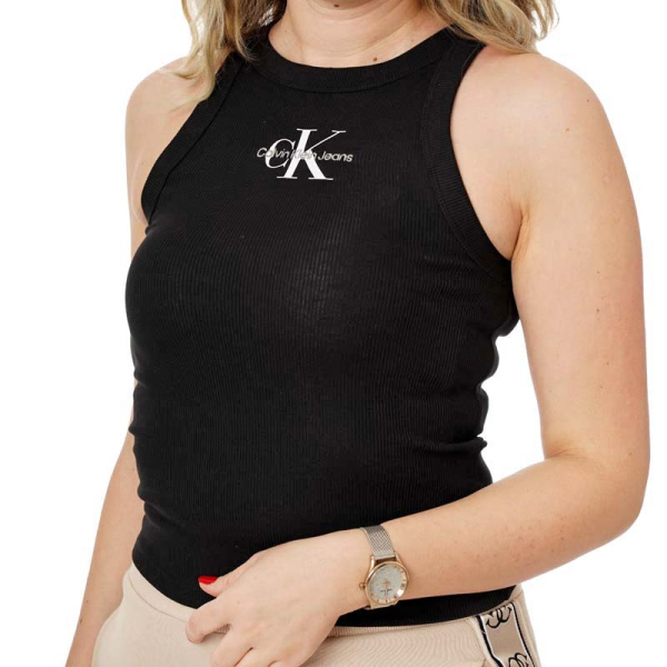 CALVIN KLEIN MAJICA MONOLOGO RIB TANK TOP ZA ŽENE