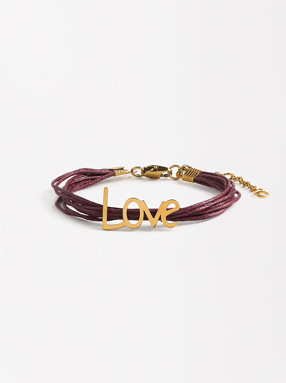 Love Cord Bracelets - Stainless Steel