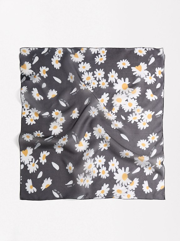 Daisy Print Multifunctional Scarf