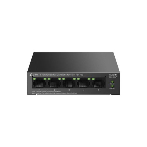 TP-LINK LS105LP Switch 5port 10/100/1000Mbps/4-PoE metalno kućište