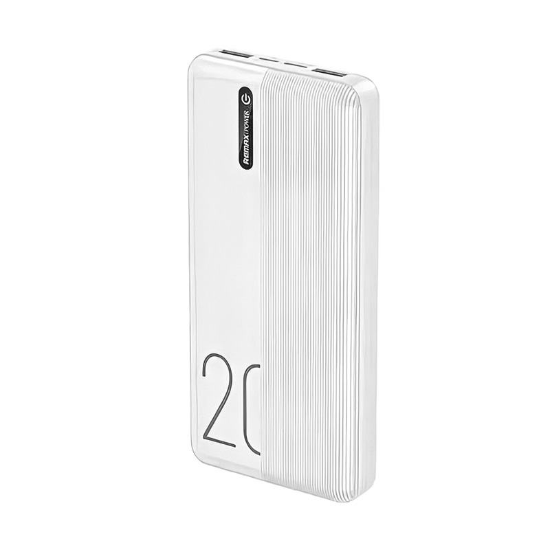 Back Up baterija (univerzalna) prenosiva baterija REMAX Landon RPP-296 2.1A 20000 mAh bela
