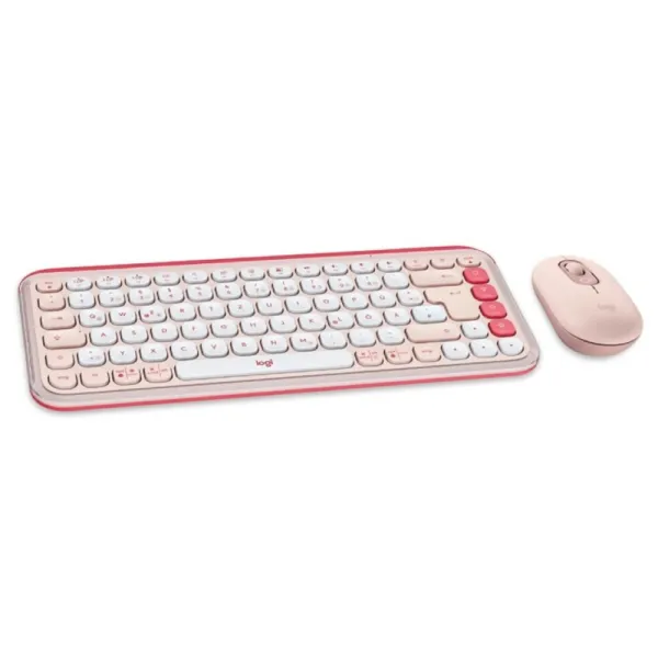 LOGITECH POP Icon Combo US tastatura rose