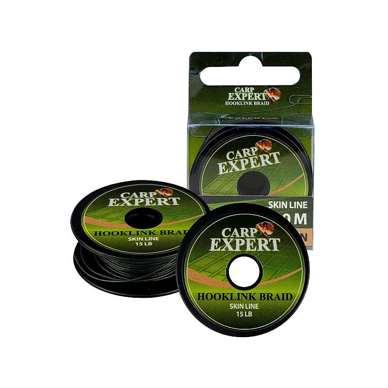 CARP EXPERT PREDVEZ SKIN LINE 10m 15Lb PITCH BLACK (31556-154)