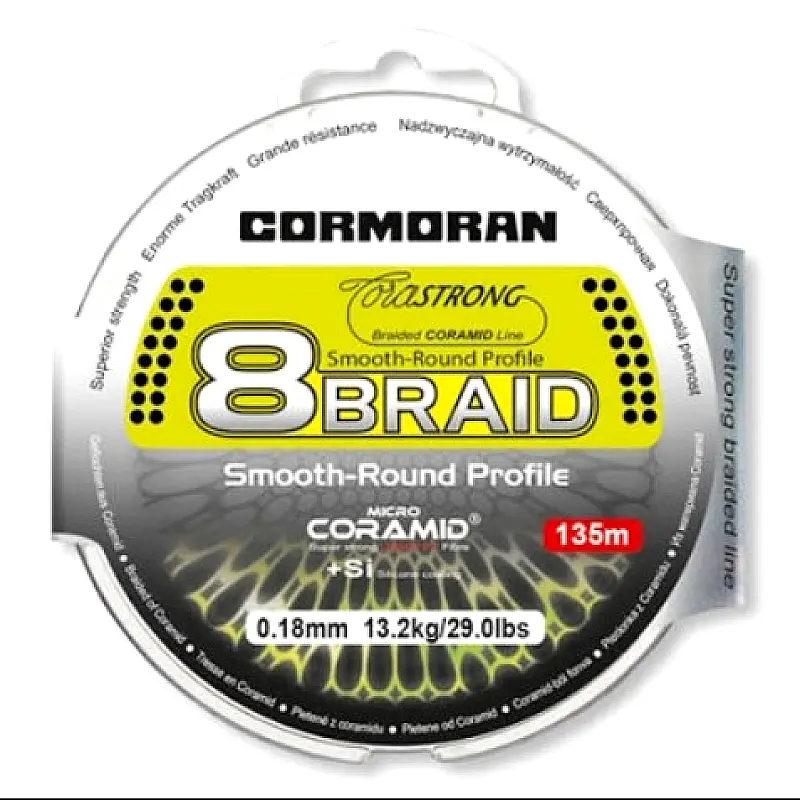 CORMORAN CORASTRONG 8-BRAID 135m 0,18mm (32-8013518) 48348