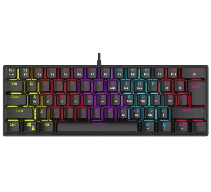 Rampage Gaming žična tastatura Plower K60 - Crna