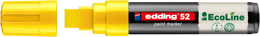 Paint marker E-52 Ecoline Jumbo 4-15mm, na vodenoj bazi žuta