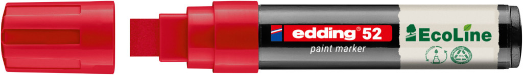 Paint marker E-52 Ecoline Jumbo 4-15mm, na vodenoj bazi crvena