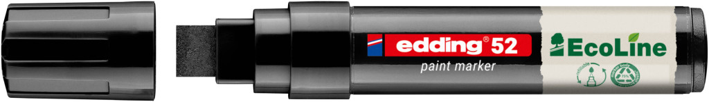 Paint marker E-52 Ecoline Jumbo 4-15mm, na vodenoj bazi crna