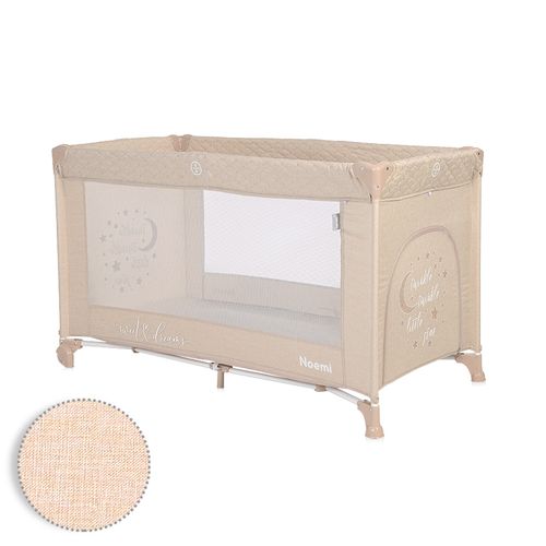 Lorelli Prenosivi Krevet Noemi 1 Nivo - Fog Beige Star