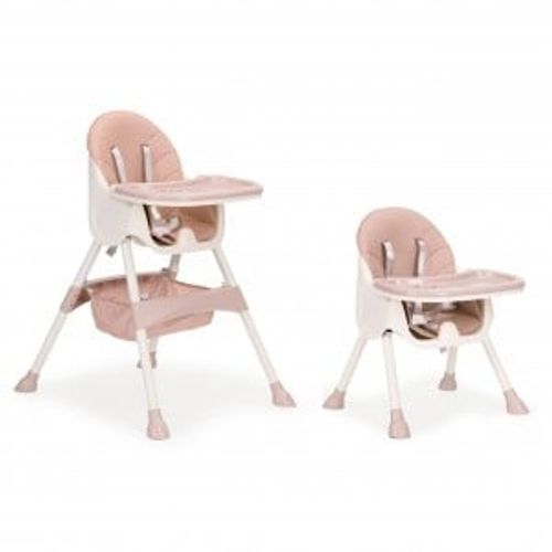 Eco Toys Stolica Za Hranjenje 2U1 Pink/White