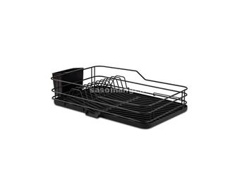 Oceđivač za sudove Mistry 31x43x10cm inox-crni Nava NV10-186-101