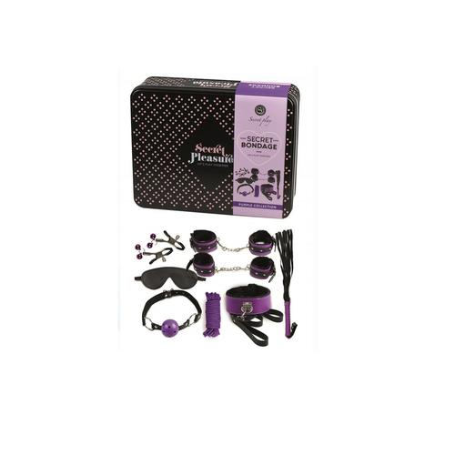 BDSM set Secret play Komplet za vezianje purple & black collection