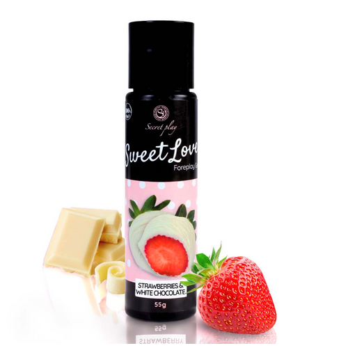 Jestivi lubrikant Secret play Strawberry & white chocolate gel - sweet love