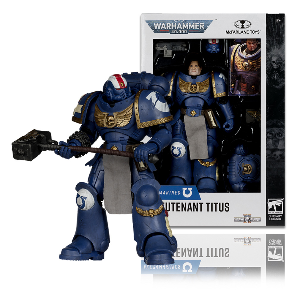 Warhammer 40,000 Action Figure Ultramarines: Lieutenant Titus (18 cm)