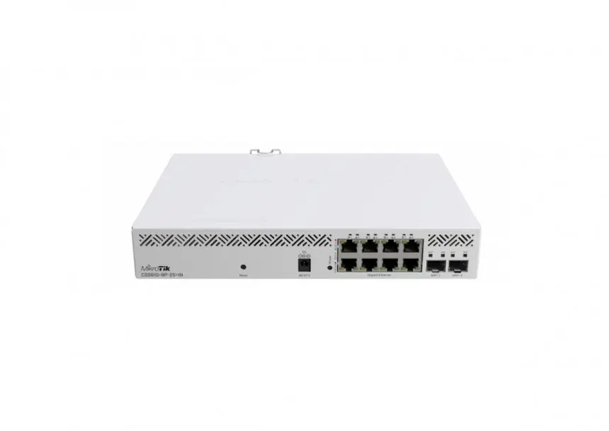 MikroTik CSS610-8P-2S+IN switch 8x GE, 2x SFP+, 8x PoE OUT