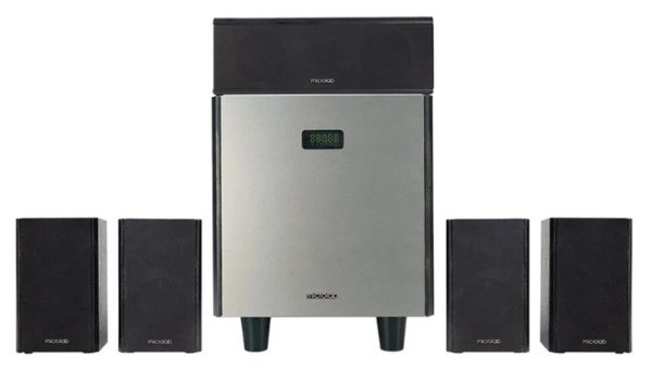 Microlab HTS800 Home Theater System 180W, Bluetooth, LED Screen, Aux, USB, DVD5.1, Optical, HDMI, FM