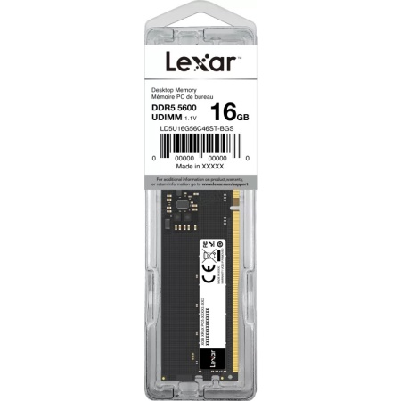 16GB DDR5/5600 LEXAR LD5U16G56C46ST-BGS, 1.1V