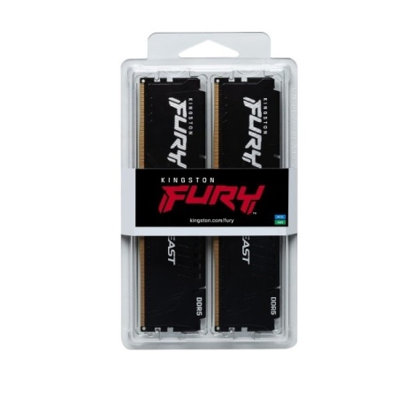 32GB (2X16GB) DDR5/6000 KINGSTON FURY BEAST KF560C30BBEK2-32, CL30, XMP 3.0 & AMD EXPO