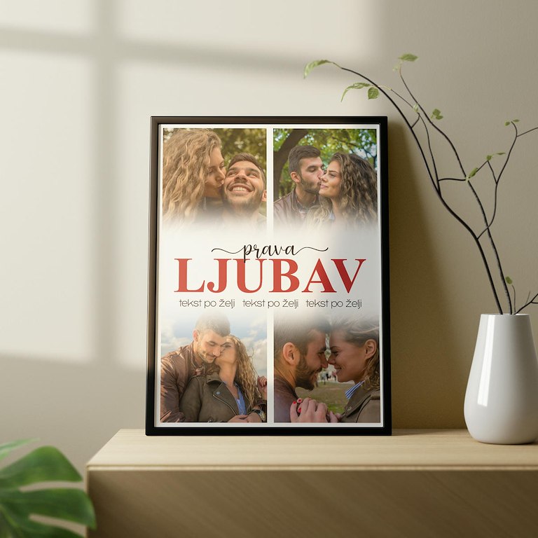 PRAVA LJUBAV POSTER (SVETLA VERZIJA)