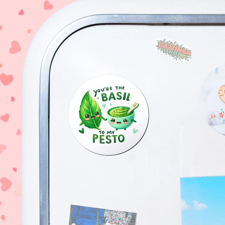 BASIL TO MY PESTO MAGNET ZA FRIZIDER
