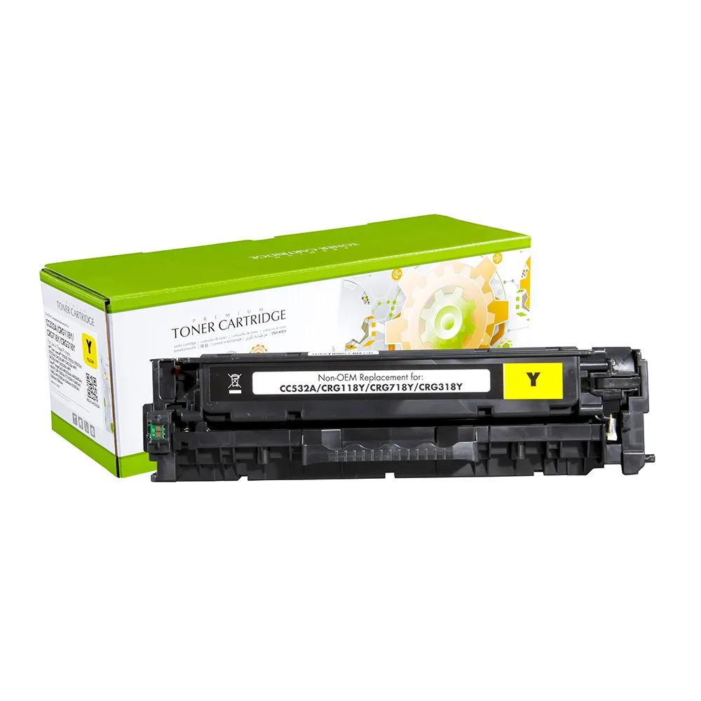 HP CC532A / Canon CRG-718 Toner (Žuti, Yellow) – Static Control