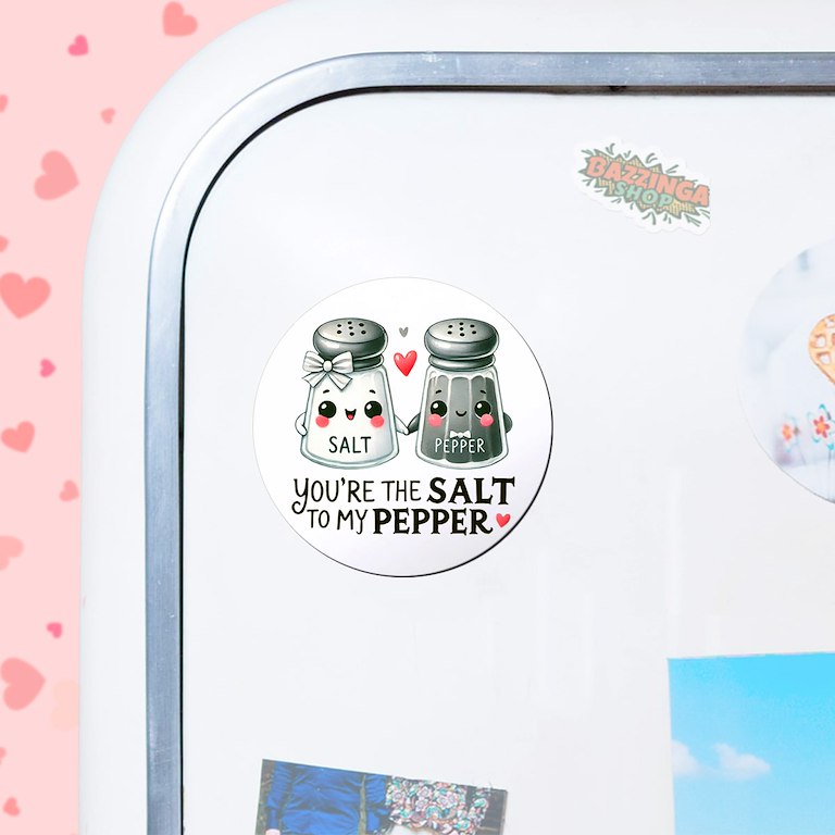 SALT TO MY PEPPER MAGNET ZA FRIZIDER