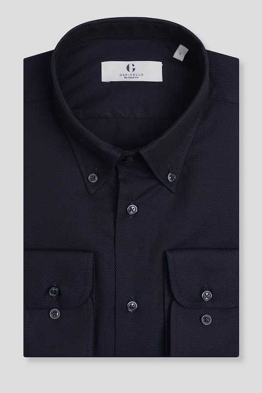 Teget oxford BD No iron košulja regular slim fit 757B