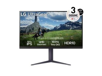 LG 32GS85Q-B IPS 180Hz QHD FreeSync Gaming