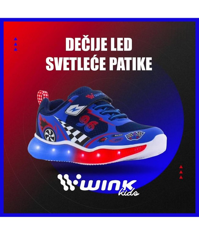 SVETLEĆE PATIKE - RACE / BLUE