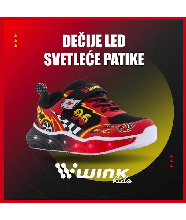 SVETLEĆE PATIKE - RACE / RED