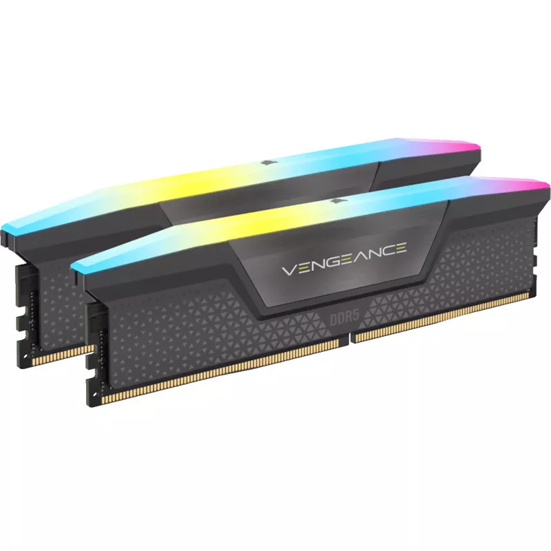 Memorija CORSAIR VENGEANCE 32GB(2x16GB)/DDR5/6400MHz/CL32/1.40V/RGB/EXPO & XMP