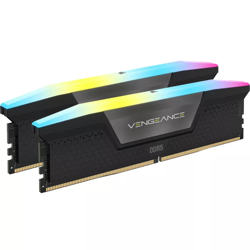 Memorija CORSAIR VENGEANCE 64GB(2x32GB)/DDR5/6400MHz/CL32/1.40V/RGB/XMP