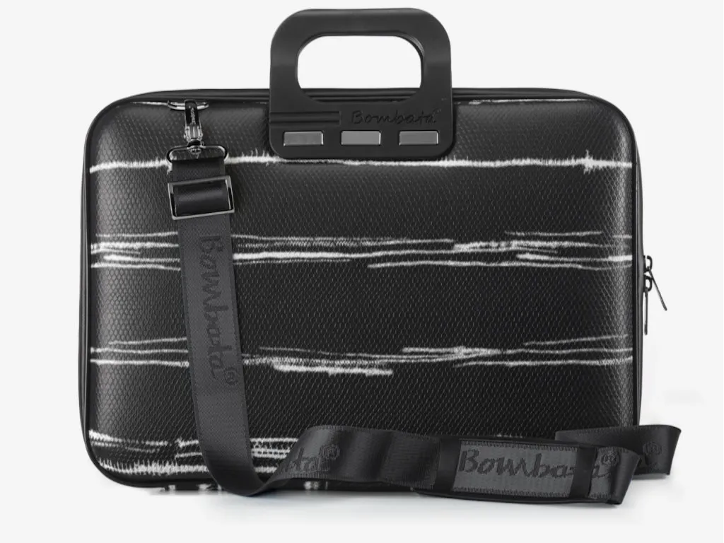 Torba BOMBATA Medio Black&White 13"/Crna