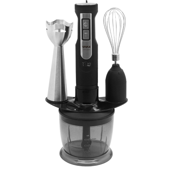 Štapni set blender sa mutilicom HBS-500X crno-inox Vivax 1326889