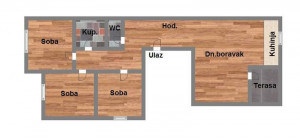 Prodajem Stan-Apartman, Karagaca, Novi Sad Okolica