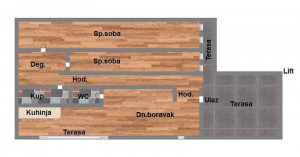 Trosoban - 134m2 - Centar !