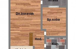 Odlična izgradnja na Trandžamentu -44m2