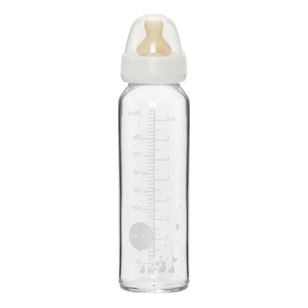 Hevea flašica za bebe 1 kom, 240ml/8oz 3-24 m