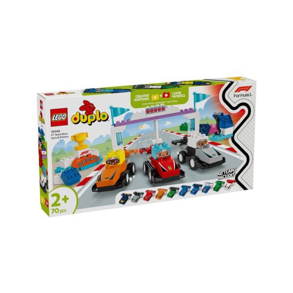 LEGO 10445 Trkački automobili i vozači tima F1®