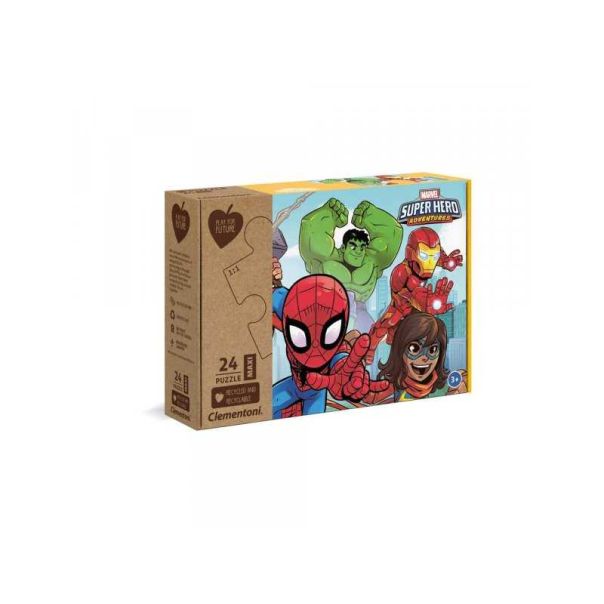 CLEMENTONI Puzzle PFF - Marvel Superhero 2020 - 24 maxi