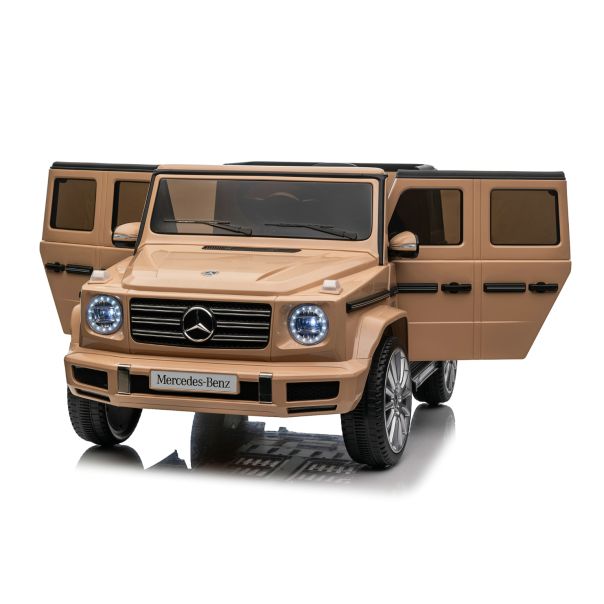 PREMIUM STIL Mercedes Benz G500 4x4 Zlatna boja peska - Dečiji automobil na akumulator