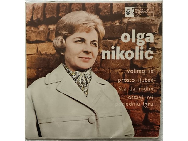 OLGA  NIKOLIC  -  VOLIMO  SE