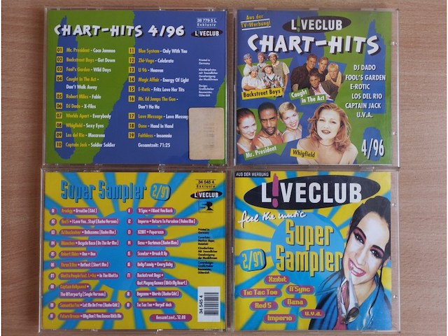 Liveclub Chart-Hits 4/96+Super Sampler 2/97-V.Artists